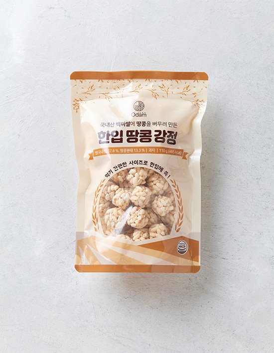더오담 한입 땅콩강정 110g 마켓컬리
